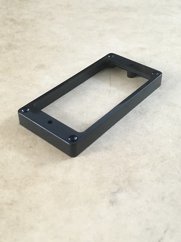 Black Pickup Humbucker Ring Mount Fender Tele Strat Flat | Reverb