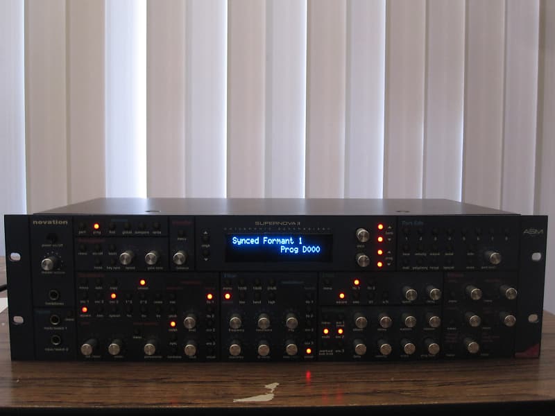 PRO X 48 voice Novation Supernova II 2 rack synth synthesizer | Reverb