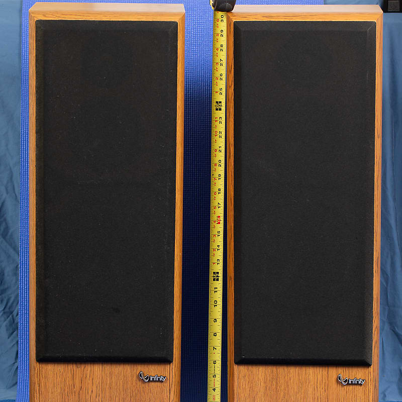 Pair of 90s Vintage Infinity Reference Four speakers Tested | Reverb