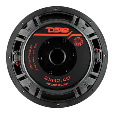 DS18 ZXI High Excursion 2000 Watts 4 Ohm 12" Subwoofer - | Reverb