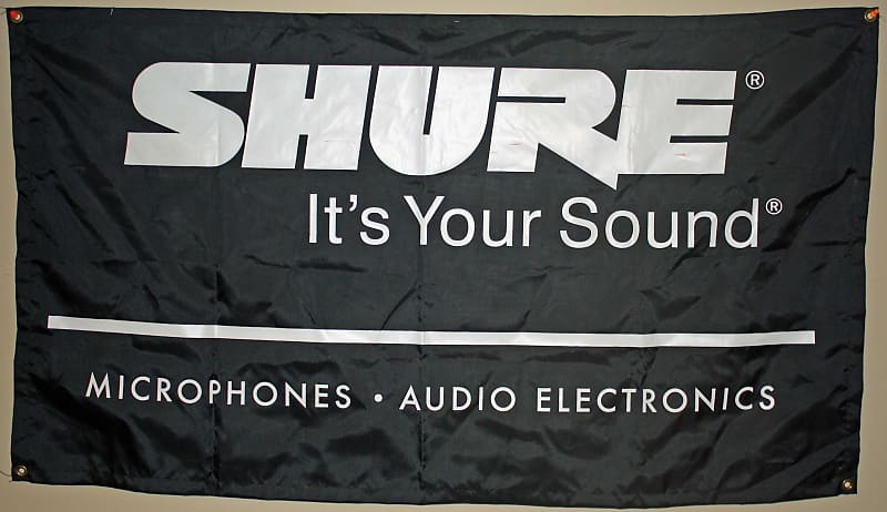 Shure Banner 2010's - Black | Reverb