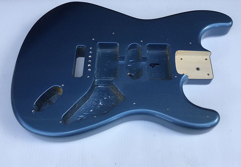 Replacement body for Fender Stratocaster Strat, Metallic blue | Reverb