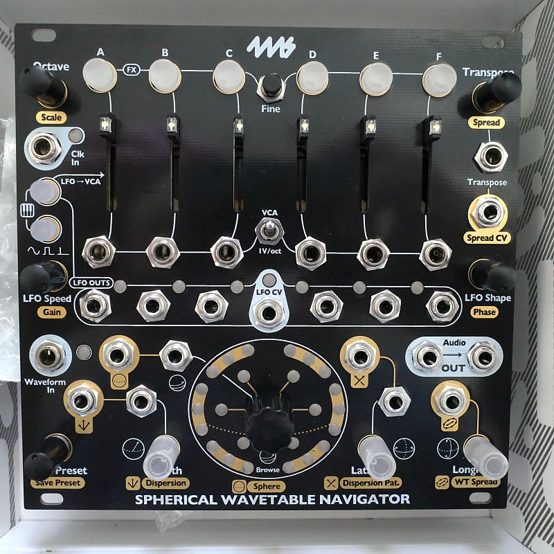 4MS SWN Spherical Wavetable Navigator Black - Mint Condition | Reverb