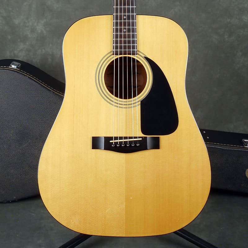 Fender Gemini II Acoustic Guitar - Natural w/Hard Case - 2nd | Reverb