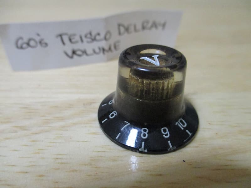 Vintage Teisco Volume Knob | Reverb