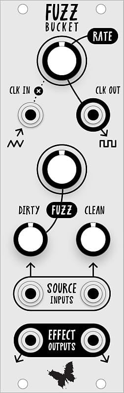 fuzzbucket grayscale version | synthCube kit | Reverb
