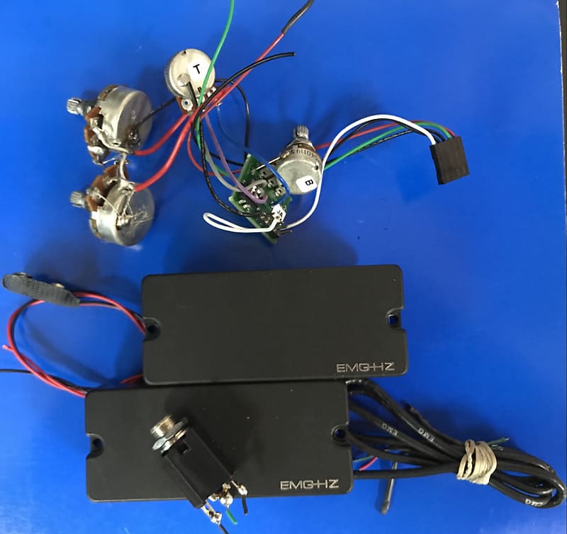 EMG- 35Hz, soapbar 4 str bass pickups with active EQ system | Reverb