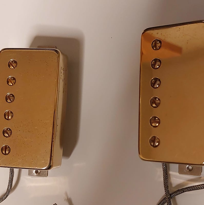 Shed pickups: golden PAF Daddy set | Reverb