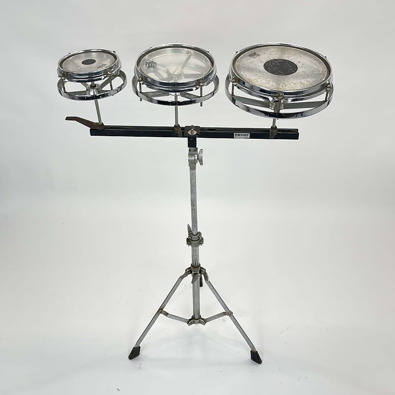 Remo Rototom 6/8/10" 3pc Set 1968 - 1980s Chrome | Reverb