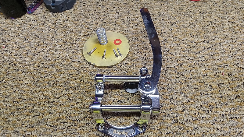 Bigsby B500 Licensed Tailpiece Tremolo, Chrome zm | Reverb