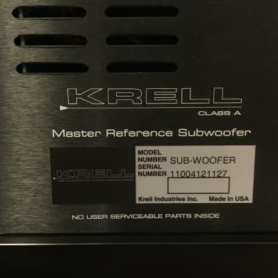 Krell Master Reference Subwoofer (Single) | Reverb