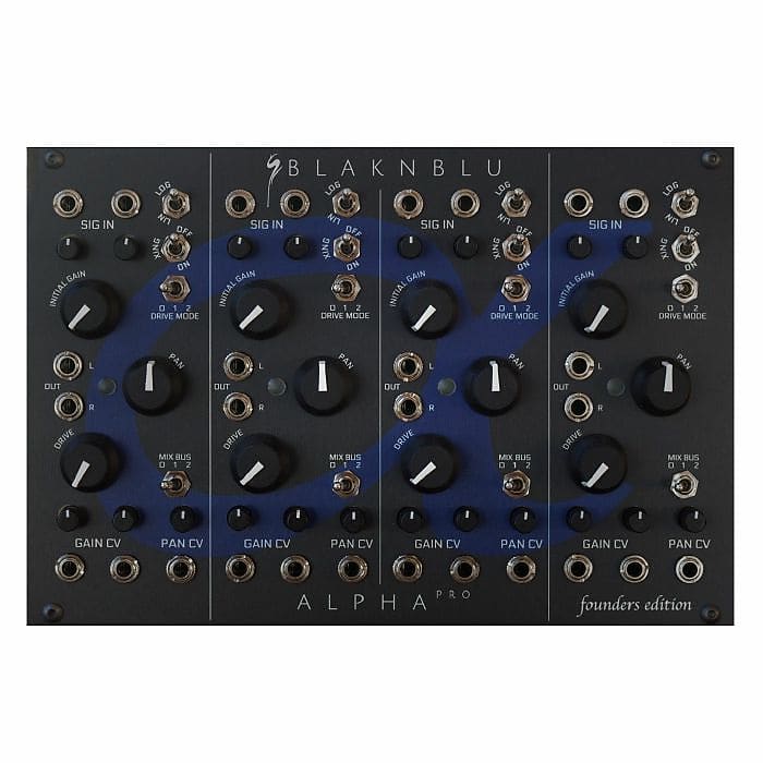 BlaknBlu Alpha Pro Quad Mixer & VCA Module | Reverb UK