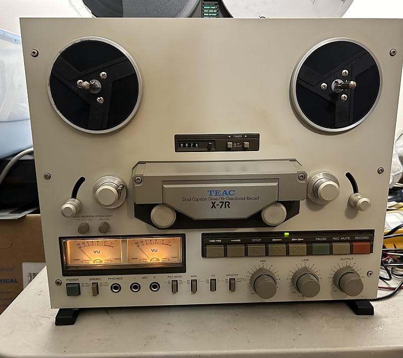 Teac reel to reel X-7R X-7R 1970’s 80’s - Silver | Reverb