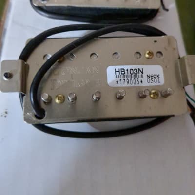 Duncan Designed HB-103 Neck & Bridge Set 2000s - Cream | Reverb