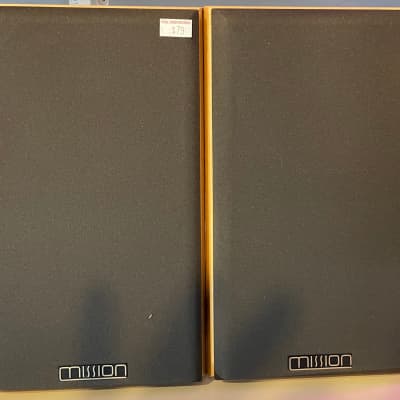 Mission MS-50 Bookshelf Speakers Wood Veneer | Reverb