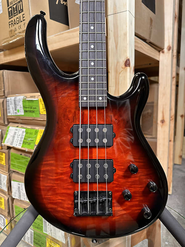 Dean Edge 2 Spalt Maple - Trans Red | Reverb