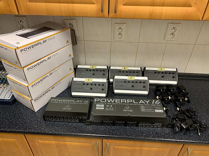 Behringer Powerplay 16 complete foldback system | Reverb