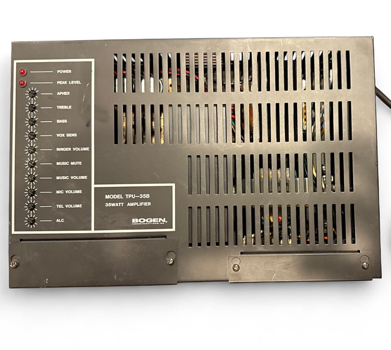 Bogen TPU35B Telephone Paging Amplifier with ALC, 35W | Reverb
