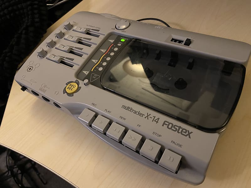 Fostex X-14 Cassette Recorder Multitracker 4 Track with Power | Reverb