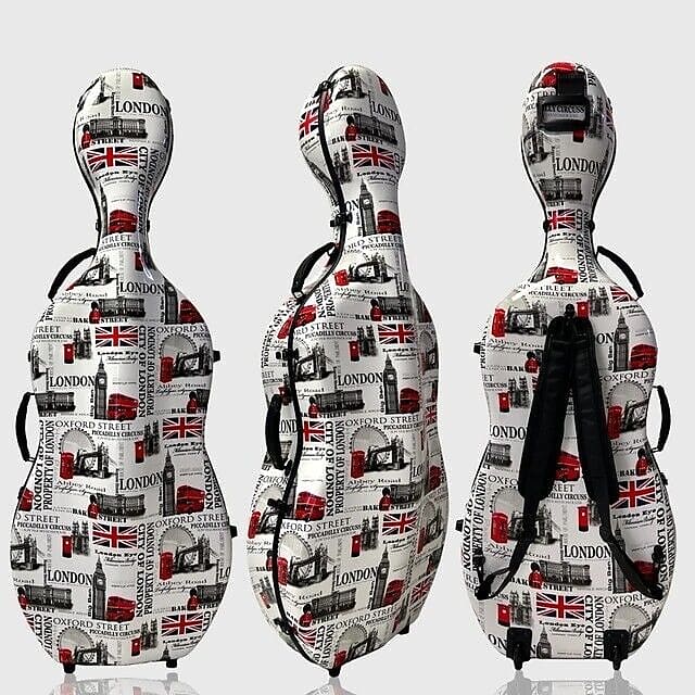 4/4 Cello Case Carbon Fiber Cello Box Carry for pyramid | Reverb