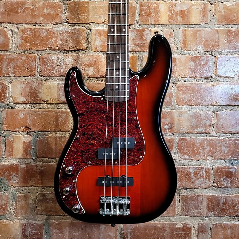 Squier Precision Bass LH Bass Guitar Antique Burst | Standard | Reverb