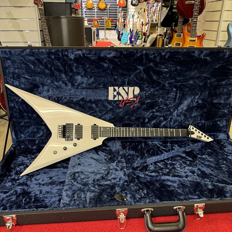 ESP USA V-II FR Pearl White | Reverb