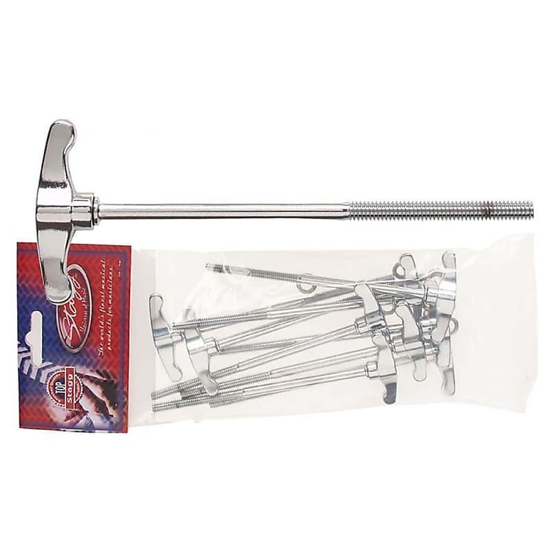Stagg 2C-HP T-Rods tension rods for bass drum (10-pack) | Reverb