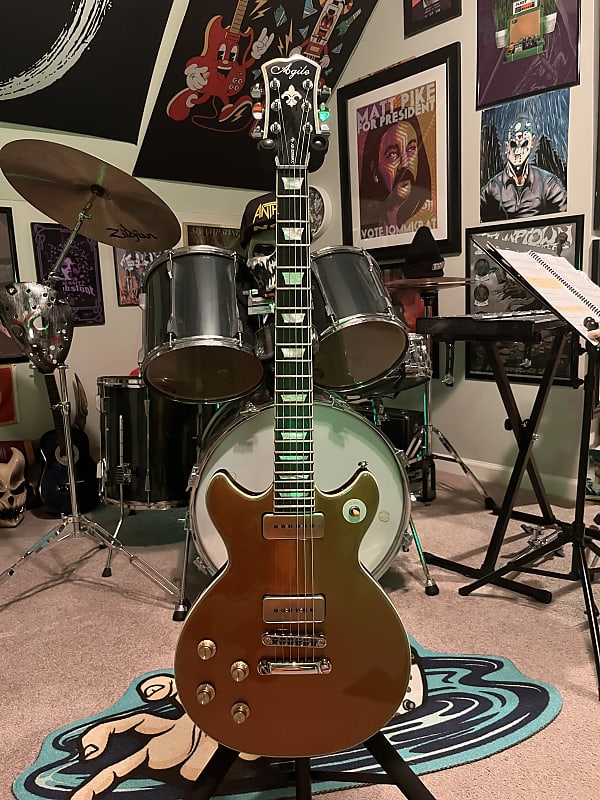 Agile Left Handed Glitter Gold Top Unknown - Gold | Reverb