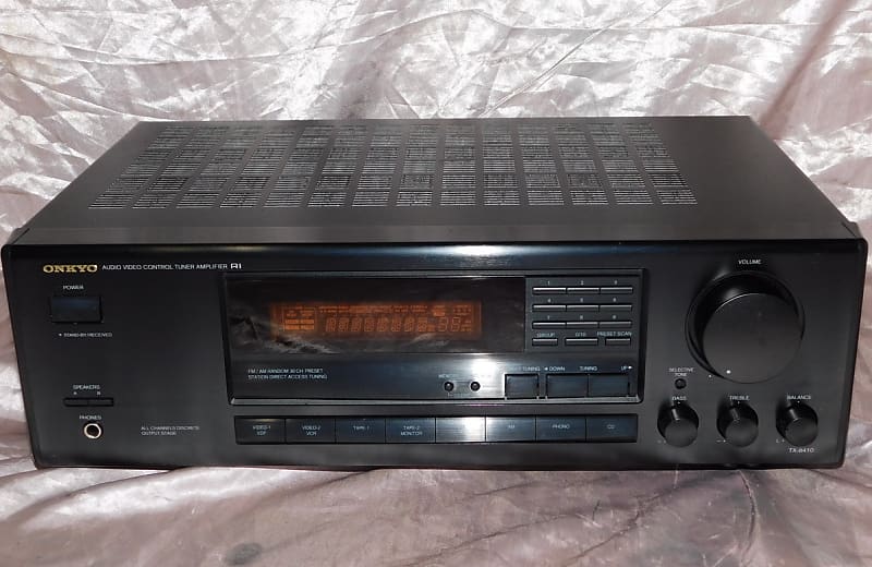 Onkyo TX-8410 stereo receiver with phono input | Reverb
