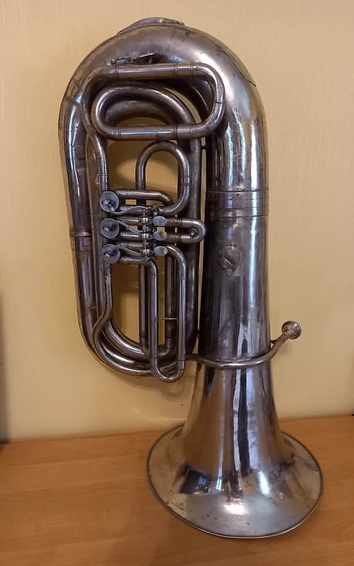 Tuba “Bb" Soviet 3 Valves Brass Pipe Wind Instrument Horn | Reverb