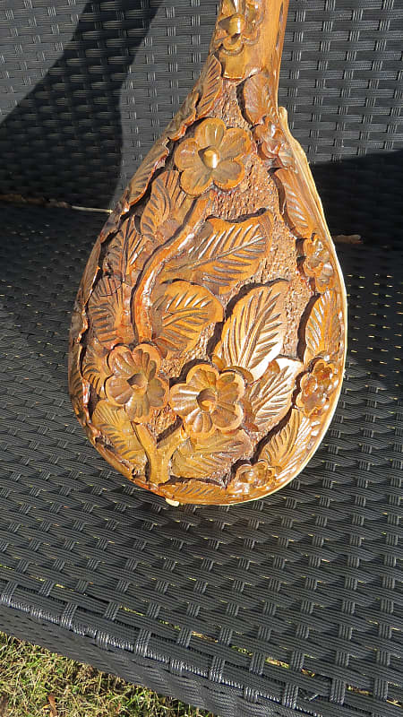 Eastern European Hand-Carved Gusle | Reverb