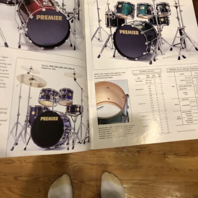 Premier Drums Catalog Drums 1995 | Reverb