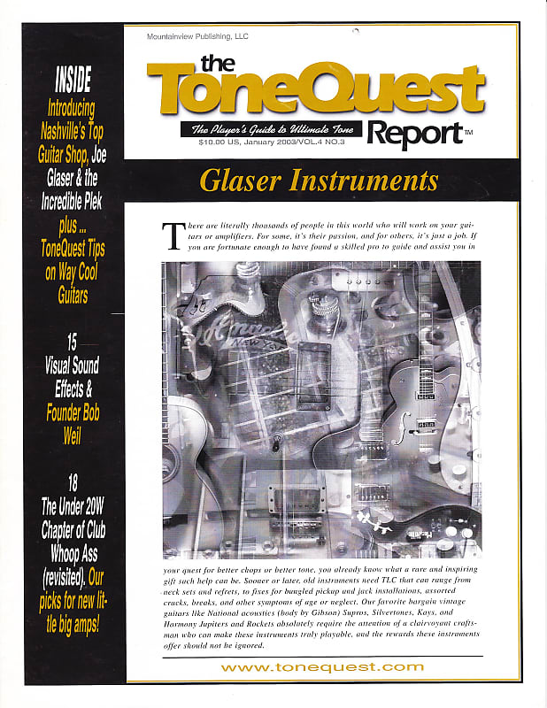 ToneQuest Report magazine, January 2003/Vol.4 No.3 2003, | Reverb