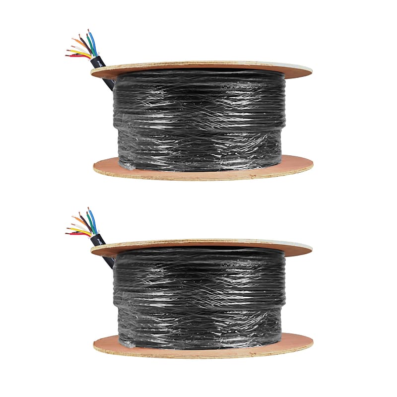 2 Prox 100 ft 8 Conductor Speaker Wire Cable High Performance | Reverb