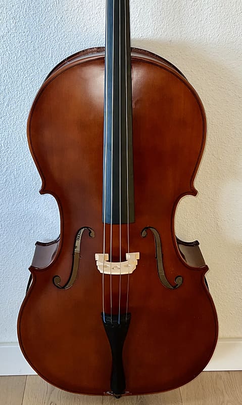 Great Cremona SC-75 4/4 Cello Natural, Perfect Beginner or | Reverb