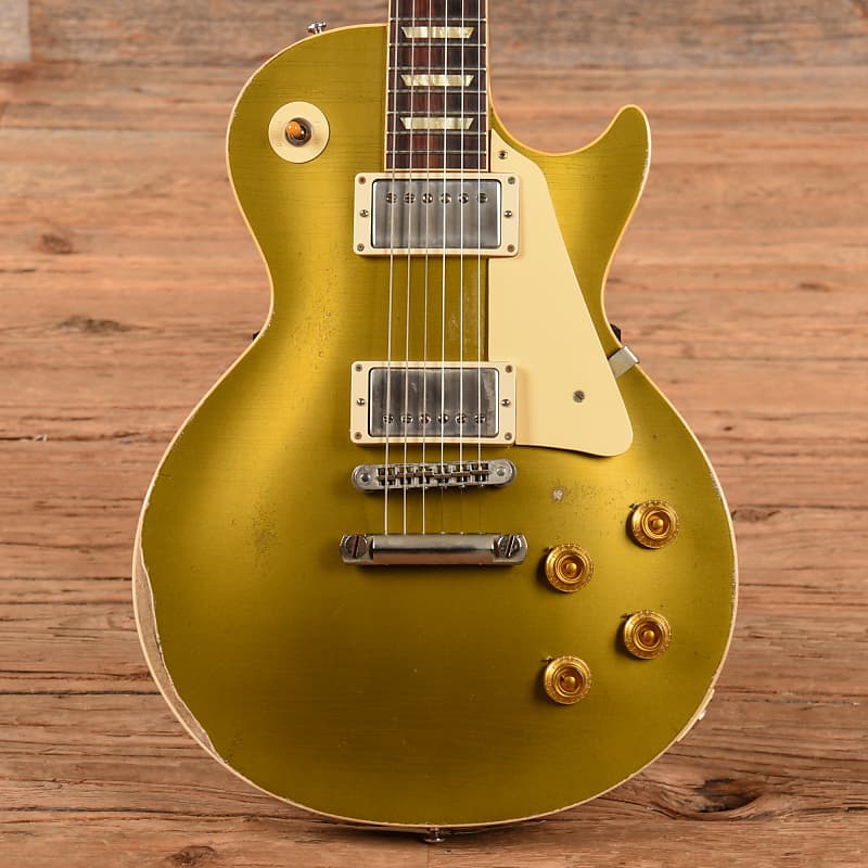 Gibson Custom Murphy Lab 57 Les Paul Goldtop Super Heavy | Reverb
