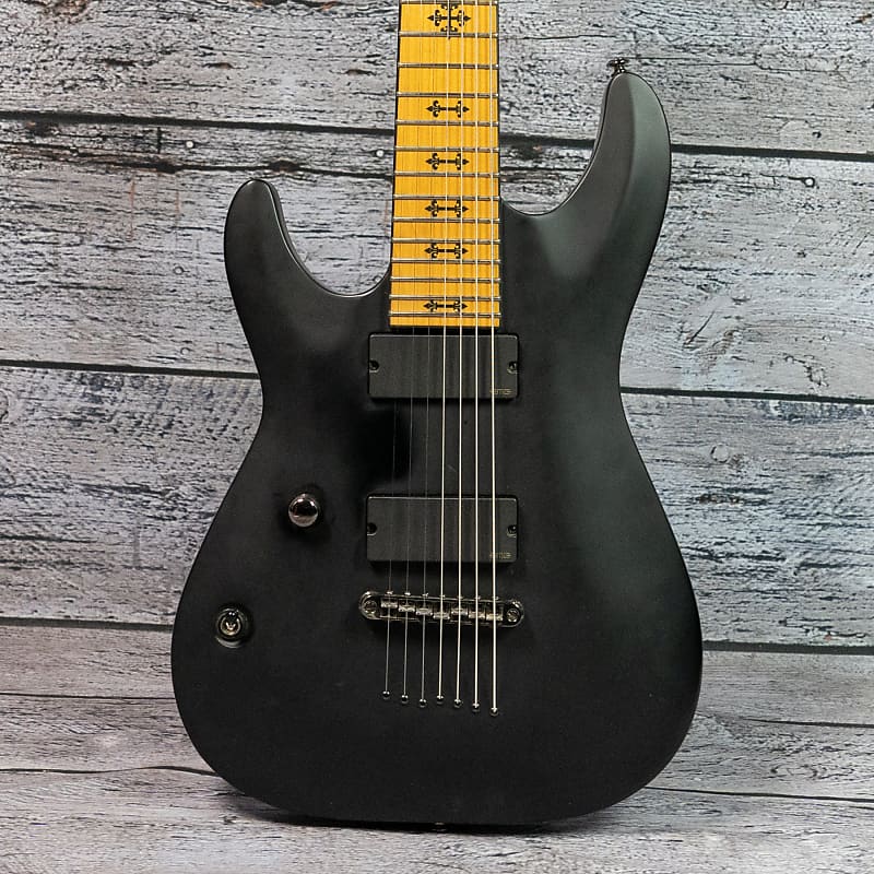 Schecter Diamond Series Jeff Loomis 7 String Lefty w/case | Reverb