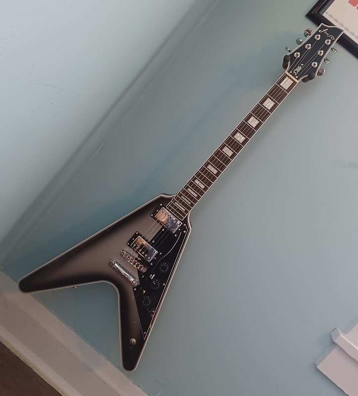 Firefly FFLV Flying V Elite Silverburst Set Neck Killer Tone | Reverb