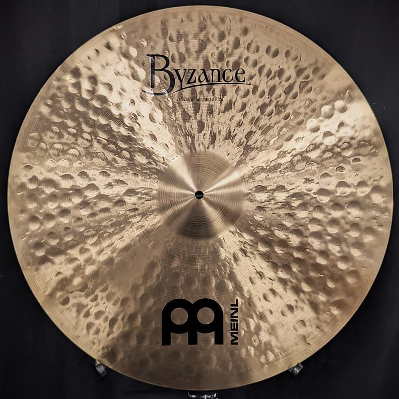 MEINL 24 Inch Byzance Extra Hammered Ride | Reverb
