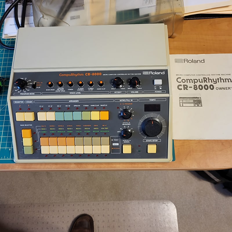 Roland CompuRhythm Drum Machine Model CR-8000 | Reverb