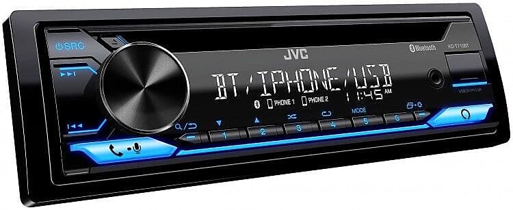 JVC KD-T710BT Single DIN Bluetooth MotorSports Car In-Dash | Reverb