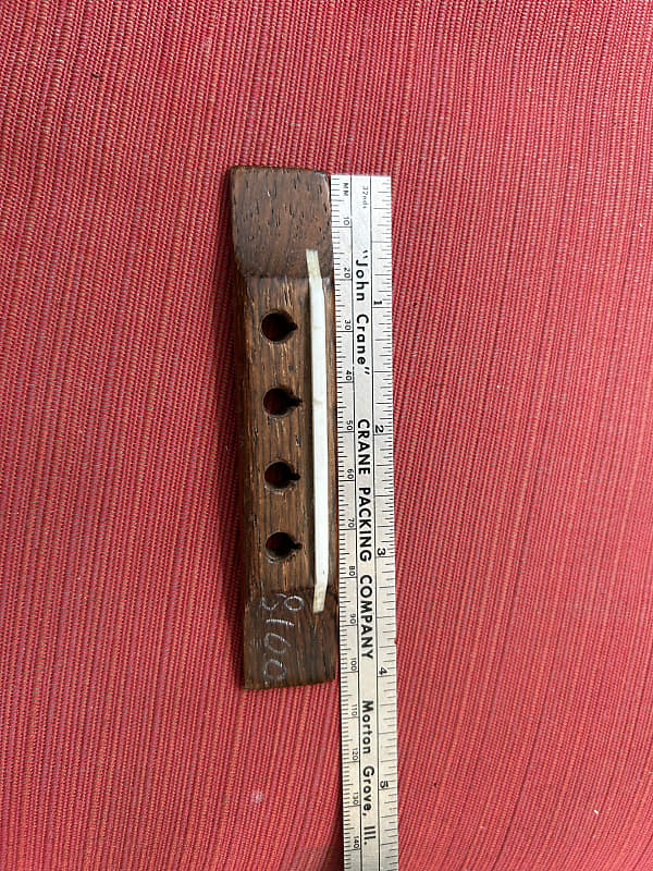 Martin Ukulele pin bridge NOS Brazilian 40mm Spacing 1950s? | Reverb