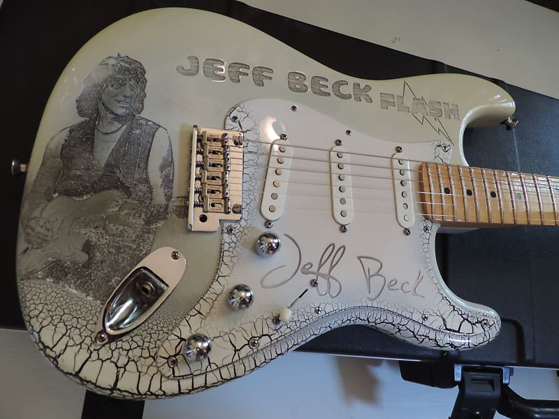 AMERICAN FENDER STRATOCASTER JEFF BECK FLASH DDCC CUSTOM | Reverb