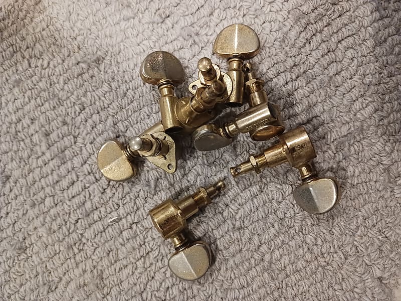 Vintage Grover rotomatic 60's patent pending gold tuners | Reverb