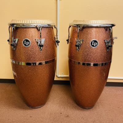 LP Fiberglass Conga Set with Gator's Protection Bags | Reverb