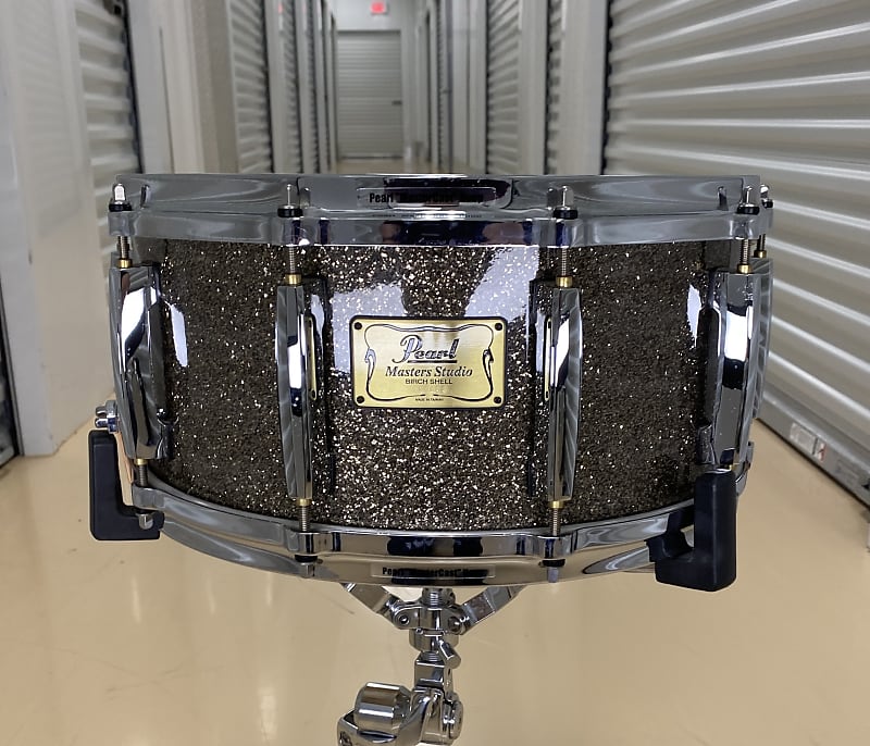 Pearl 14x6.5 Masters Studio BRX Snare Drum in Bronze Sparkle | Reverb