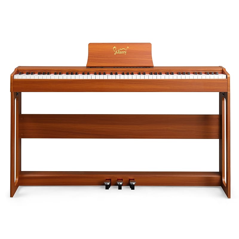 Glarry Walnut 88-Key Home Fully Weighted Hammer-action Keybed | Reverb