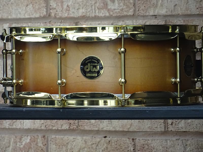 DW Craviotto 5.5X14 Solid Shell Maple Snare Drum 2001 - Satin | Reverb