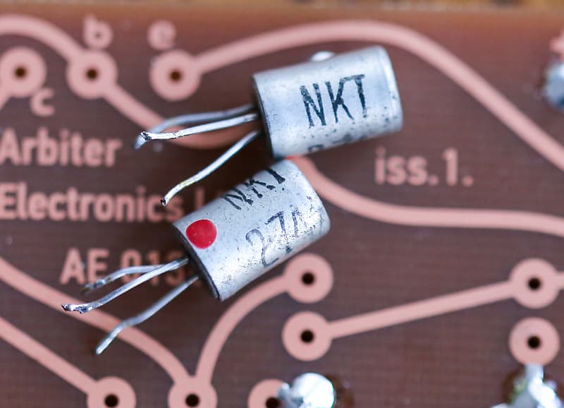2x 1960s NKT274 Red Dot Transistors - Arbiter Electronics LTD | Reverb