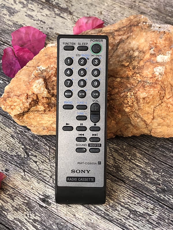 Original Sony RMT-CG500A Radio Cassette Remote Control for | Reverb